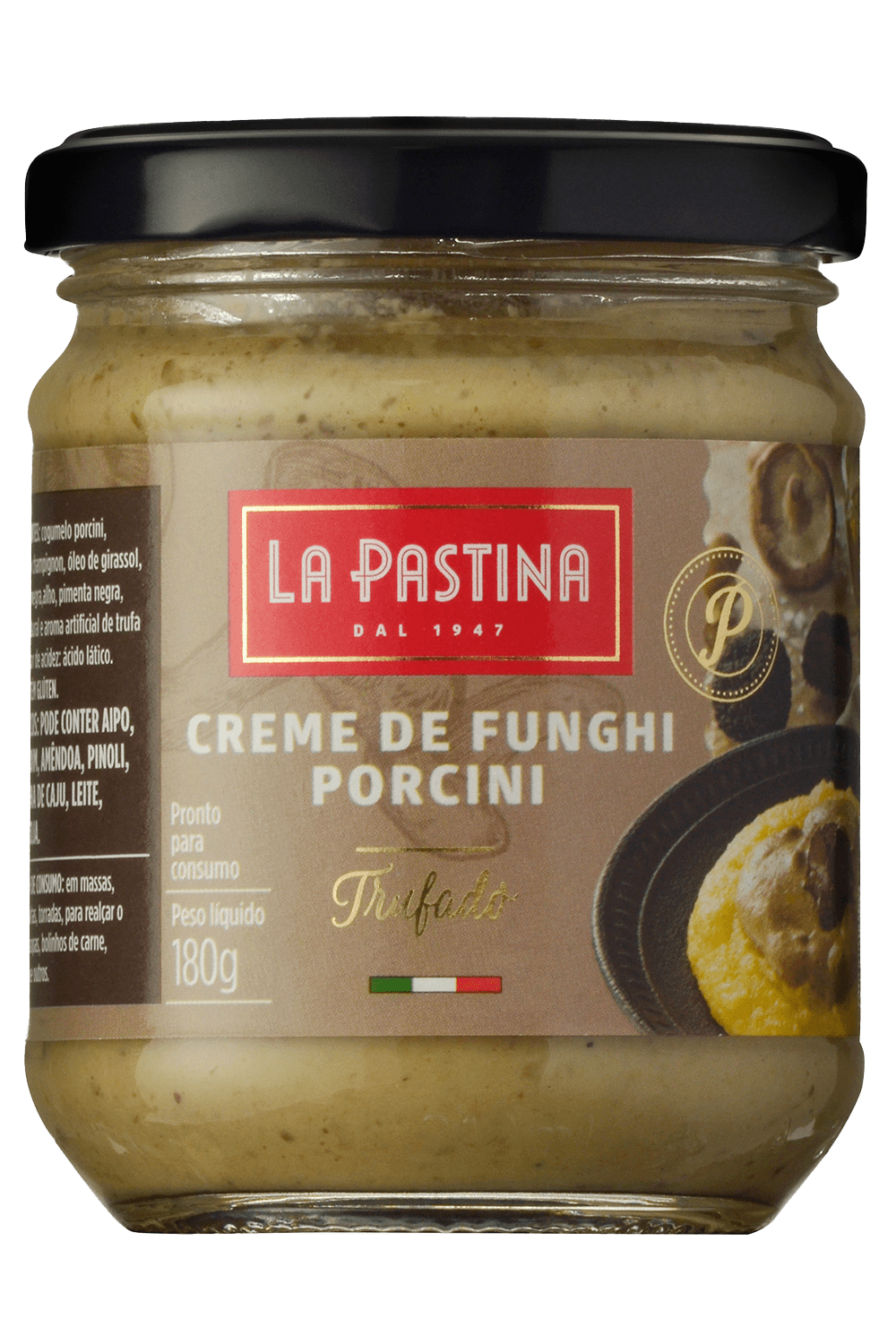 MOLHO FUNGHI PORCINI IT LA PASTINA COM TRUFA 180G